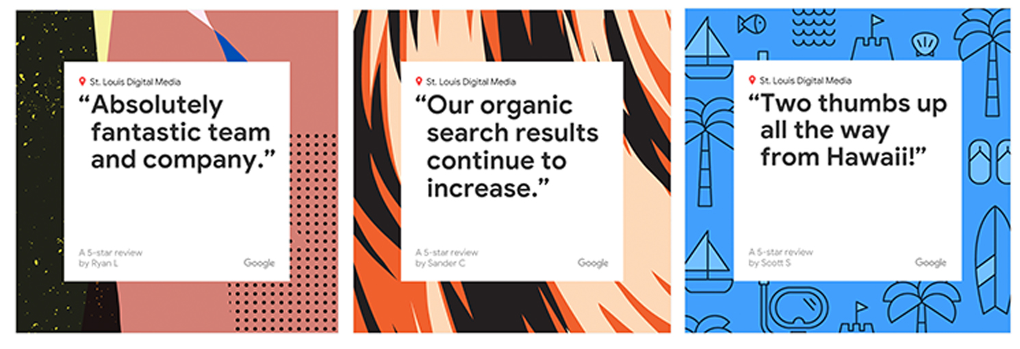 Share Your Reviews With Google’s Marketing Kit - St. Louis Digital Media